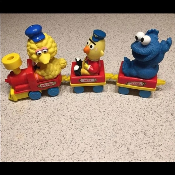 Toys | 199s Vintage Sesame Street Toy Train | Poshmark